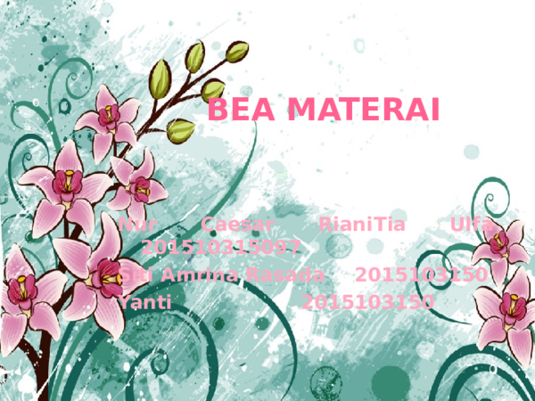(PPT) PPT BEA MATERAI