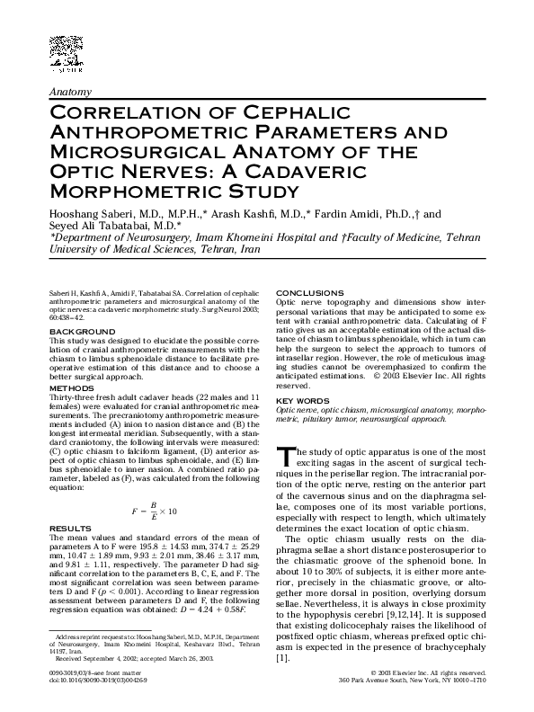 (PDF) Cortical projection of the inferior choroidal point as a reliable ...