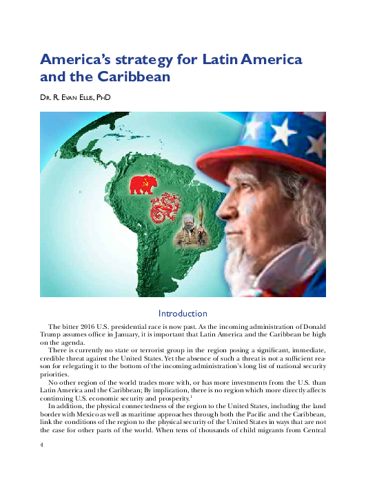 (PDF) America's strategy for Latin America and the Caribbean