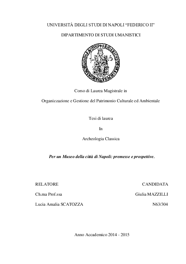(PDF) Abstract Tesi LM Giulia Mazzilli
