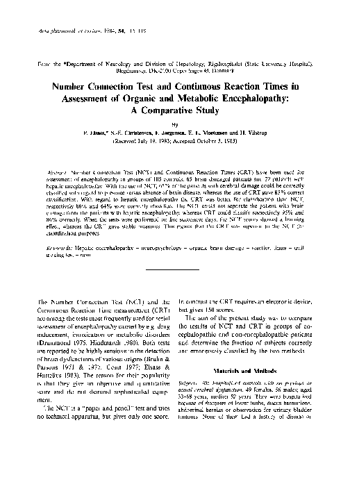 (PDF) Number connection test and continuous reaction times in ...