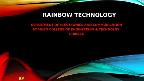 (PPT) Rainbow technology