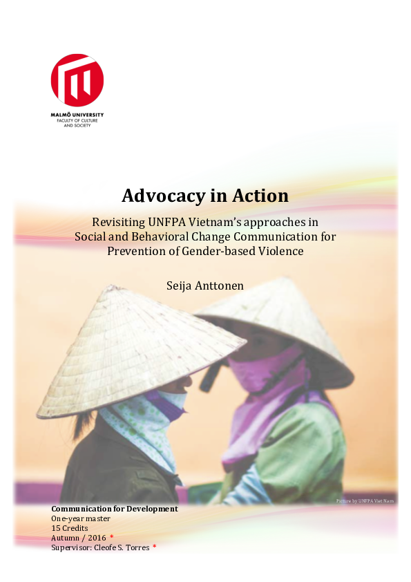 (PDF) Advocacy in Action - Revisiting UNFPA Vietnam’s approaches in ...