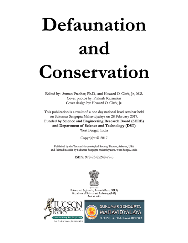 (PDF) 2017 Defaunation Process in Pakistan.pdf