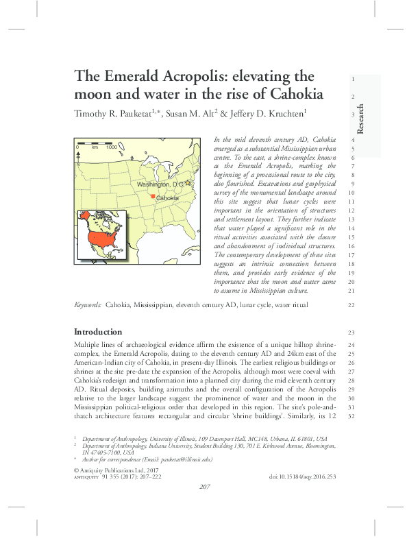 (PDF) The Emerald AcropolisElevating the Moon and Water in the Rise of ...