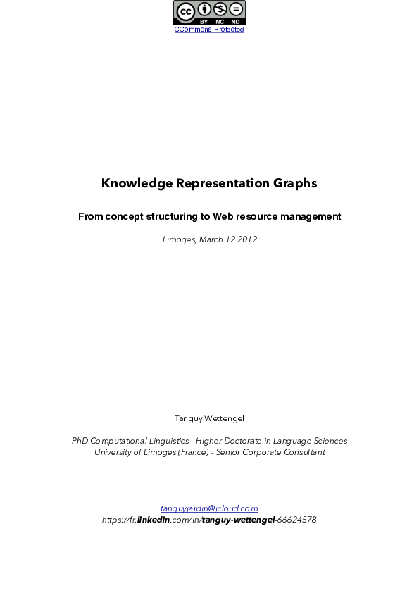 (PDF) Knowledge Representation Graphs: From concept structuring to Web ...