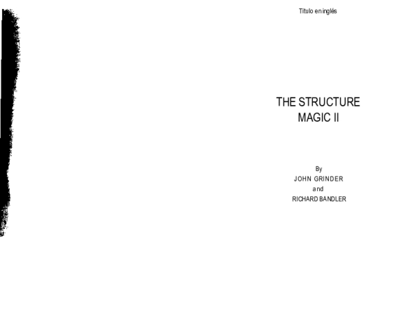 (PDF) THE STRUCTURE OF MAGIC II