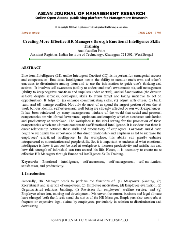 (PDF) ASIAN JOURNAL OF MANAGEMENT RESEARCH Online Open Access ...