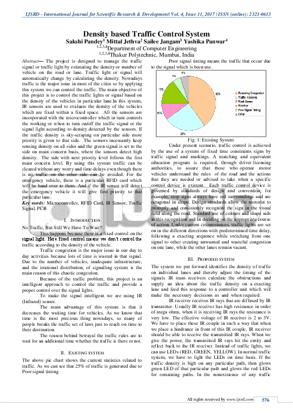 (PDF) Density based Traffic Control System (PDF) Density based Traffic Control System