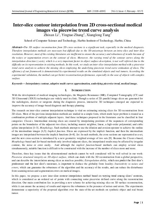 (PDF) Inter-slice contour interpolation from 2D cross-sectional medical images via piecewise ...