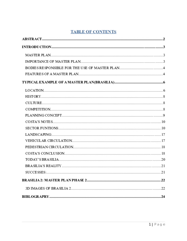 (DOC) MASTER PLAN