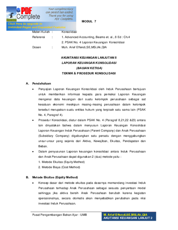 (PDF) Pusat Pengembangan Bahan Ajar -UMB