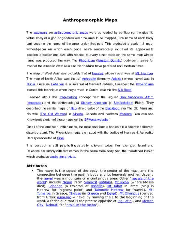 (DOC) Anthropomorphic Maps