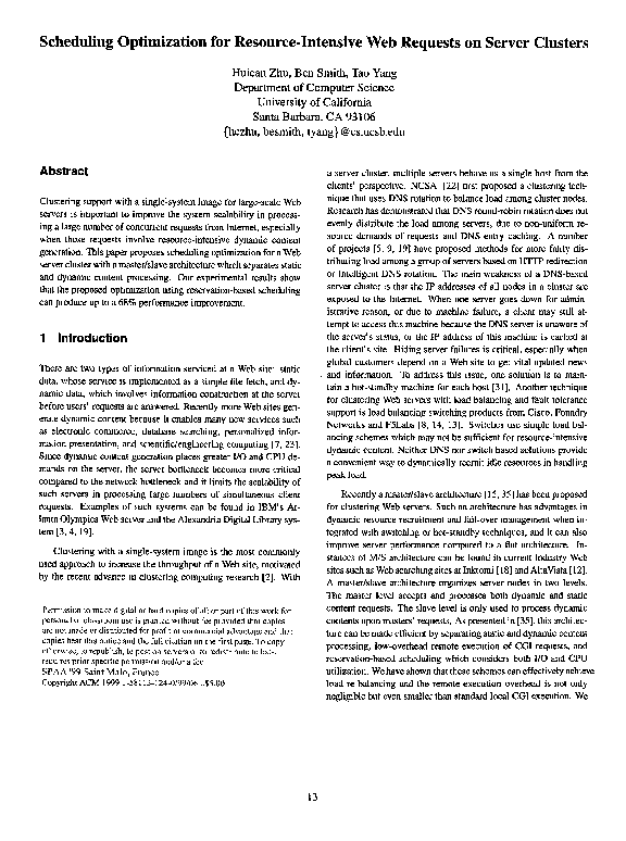(PDF) Scheduling optimization for resource-intensive Web requests on ...