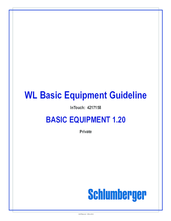 (PDF) WL Basic Equipment Guideline