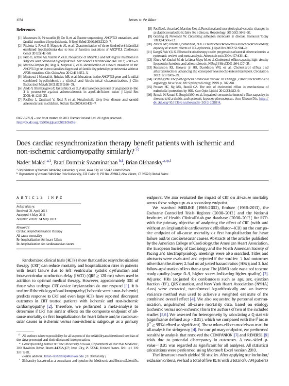 (PDF) Does cardiac resynchronization therapy benefit patients with ...