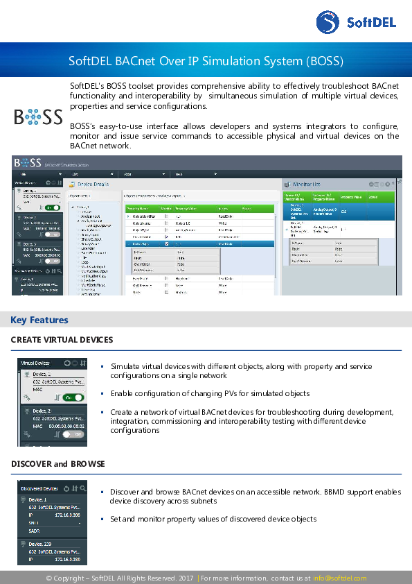 (PDF) SoftDEL BACnet Over IP Simulation System (BOSS)