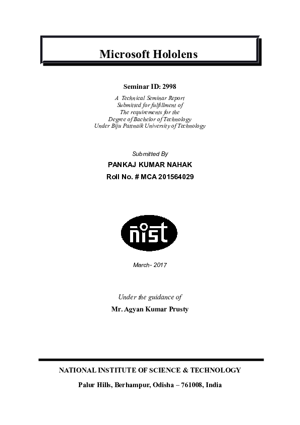 Doc Microsoft Hololens Seminar