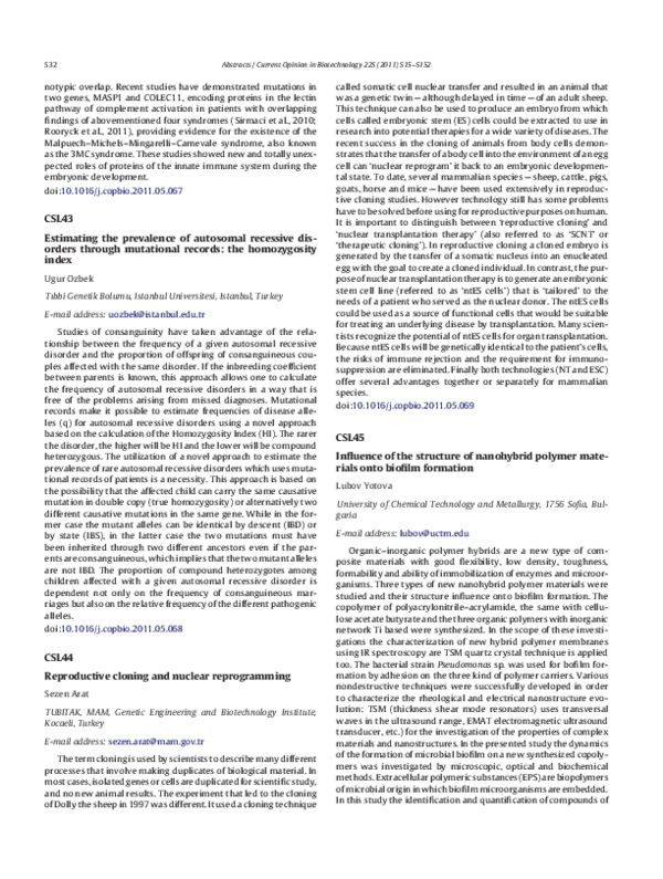 (PDF) Reproductive cloning and nuclear reprogramming