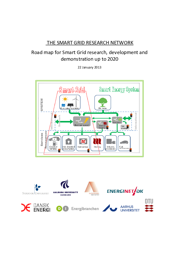 (PDF) Roadmap for Smart Grid R&D in Denmark