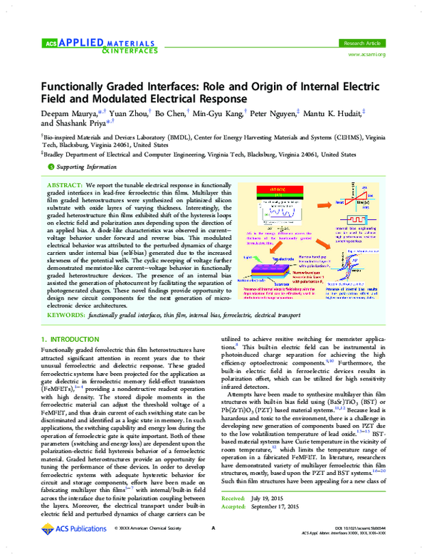 (PDF) Functionally Graded Interfaces: Role and Origin of Internal ...