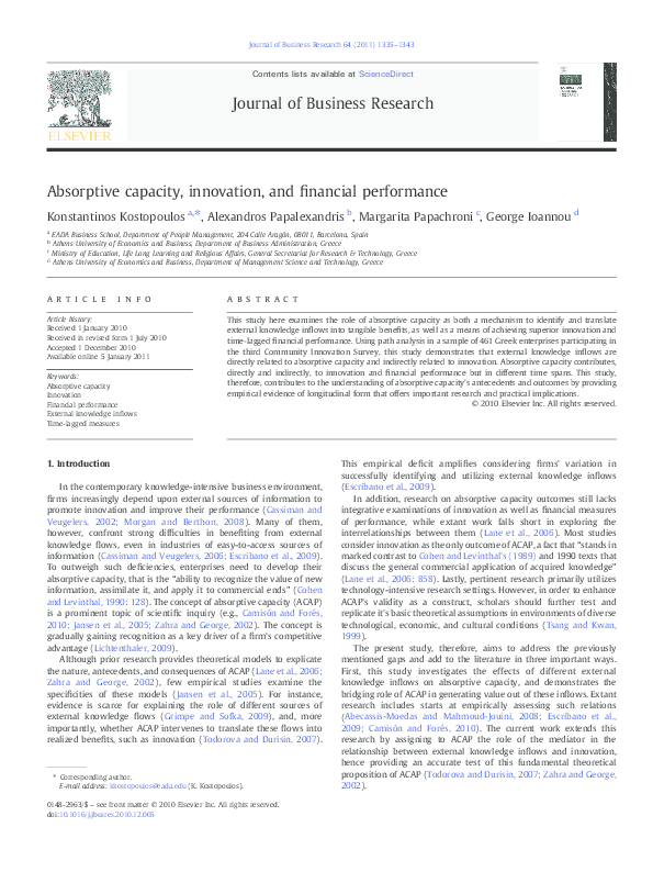 (PDF) Organizational Unit Acap: Social Context and Performance Outcomes