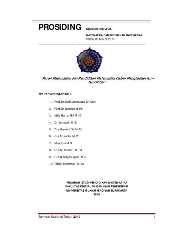 (PDF) PROSIDING SEMINAR NASIONAL