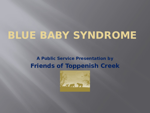 (PPT) Blue Baby Syndrome
