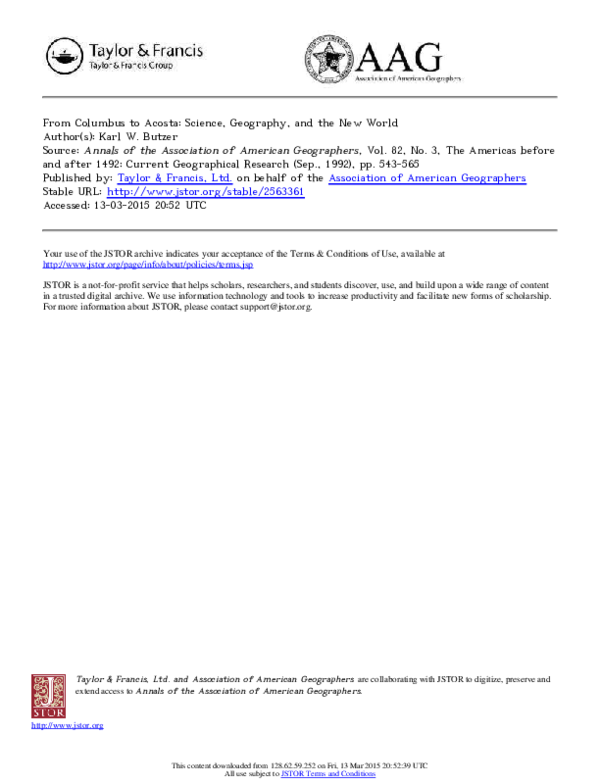 (PDF) Butzer-1992-Before_After_1492.pdf | Karl W Butzer - Academia.edu