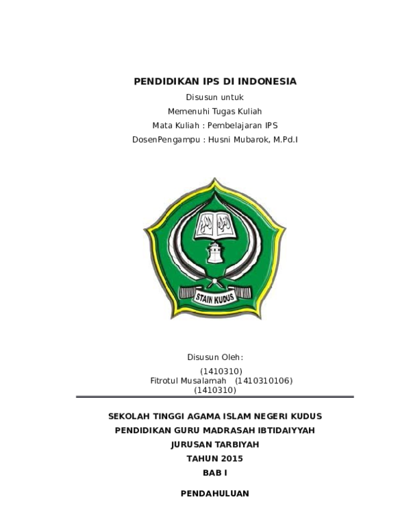 Doc Pendidikan Ips Di Indonesia