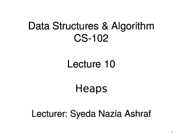 (PPT) LEC 10-DS ALGO(updated)