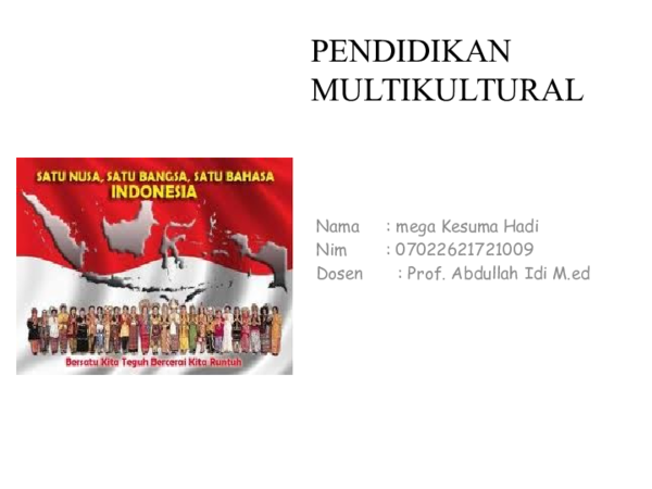 (PPT) PENDIDIKAN MULTIKULTURAL