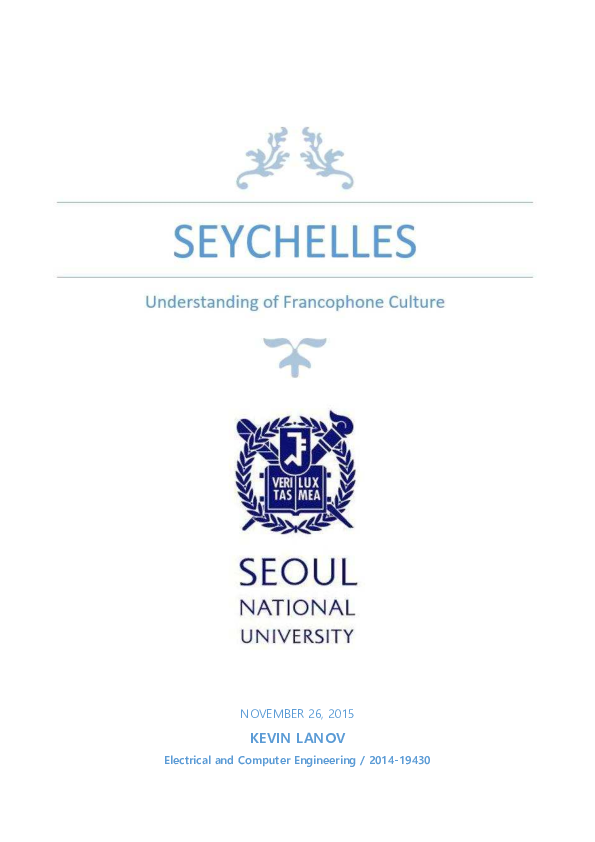(PDF) SEYCHELLES