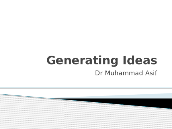 (PPT) Generating Ideas.pptx