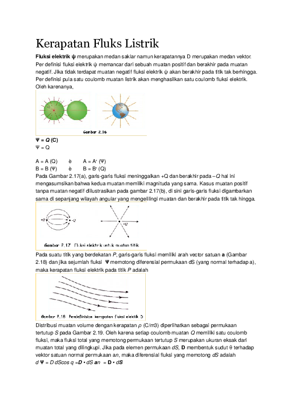(DOC) Kerapatan Fluks Listrik