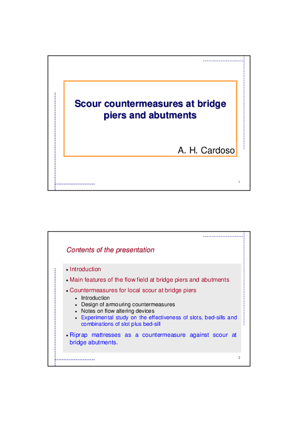(PDF) Scour countermeasures at bridge Scour countermeasures at bridge ...