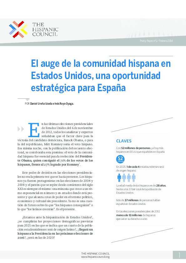 (PDF) El auge de la comunidad hispana en Estados Unidos, una ...