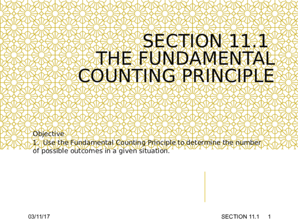 (PPT) Fundamental of counting permutations and combinations