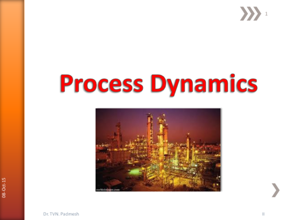 (PDF) Process Dynamics | nanthiya krishnan - Academia.edu