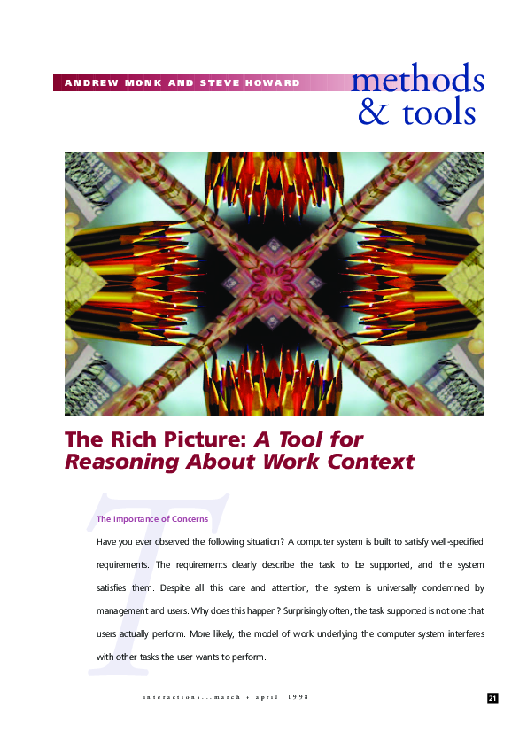 (PDF) methods & tools