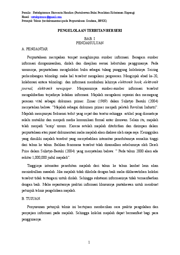 (DOC) PENGELOLAAN TERBITAN BERSERI