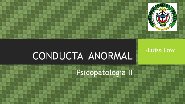 (PPT) Conducta Anormal