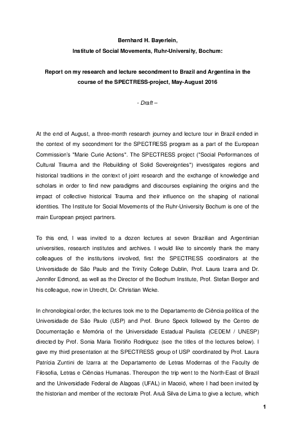(DOC) Bernhard H. Bayerlein, Institute of Social Movements, Ruhr ...