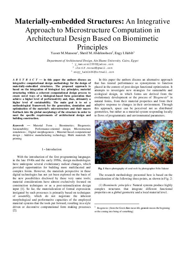 Pdf Materially Embedded Structures An Integrative Approach To Microstructure Computation In