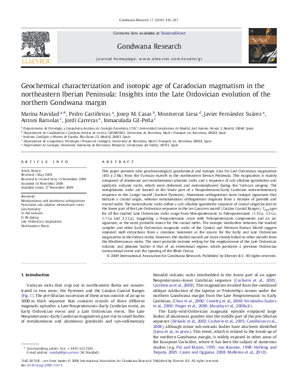 (PDF) Neoproterozoic magmatism and metamorphism at the northern margin ...