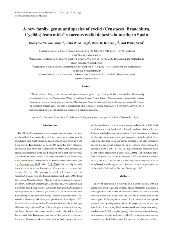 (PDF) A new family, genus and species of cyclid (Crustacea, Branchiura ...