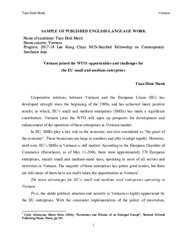 (PDF) SAMPLE OF PUBLISHED ENGLISH-LANGUAGE WORK