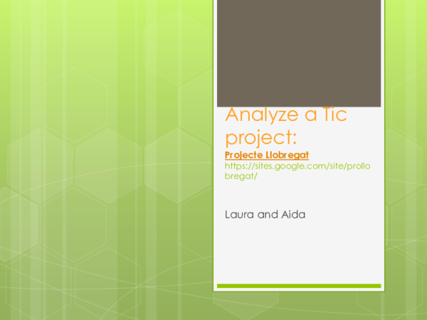 (PDF) Analyze a Tic project | Aida Biurrun - Academia.edu