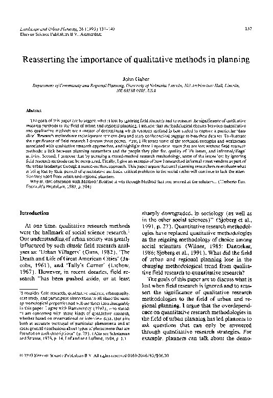 PDF Reasserting The Importance Of Qualitative Methods In Planning John Gaber Academia edu pdf-reasserting-the-importance-of-qualitative-methods-in-planning-john-gaber-academia-edu
