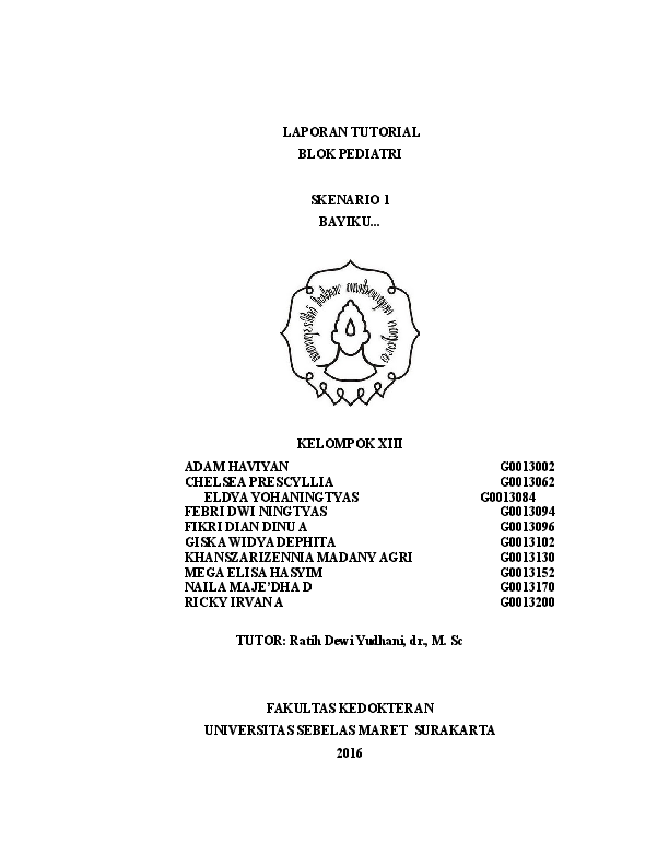 (DOC) Laporan Tutorial Blok 21 Skenario